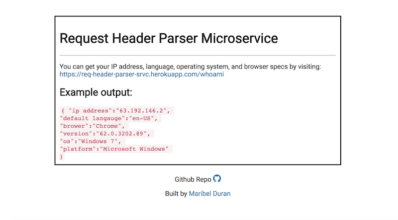 Maribel Duran || Home